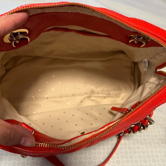 Bags | Georgina Gold Coast Maraschino Cherry Red Quilted Leather ...